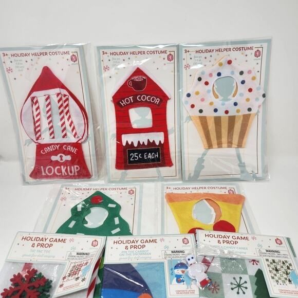 Target | Holiday | Elf Costumes And Props Set Of 8 | Poshmark